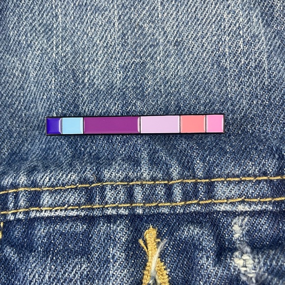 Other | Lgbtqia Bisexual Enamel Pin | Poshmark